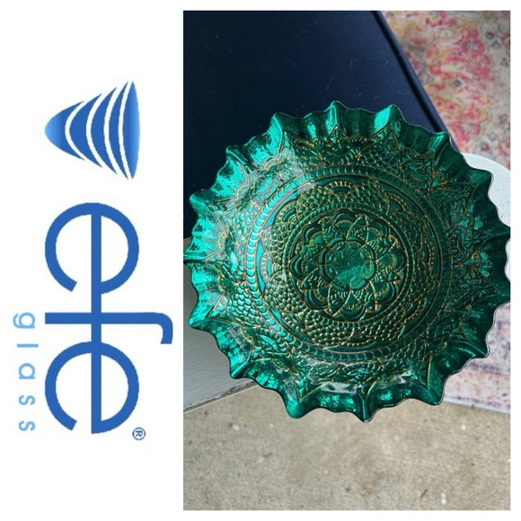 EFE | Accents | Emerald Green Decorative Bowl | Poshmark